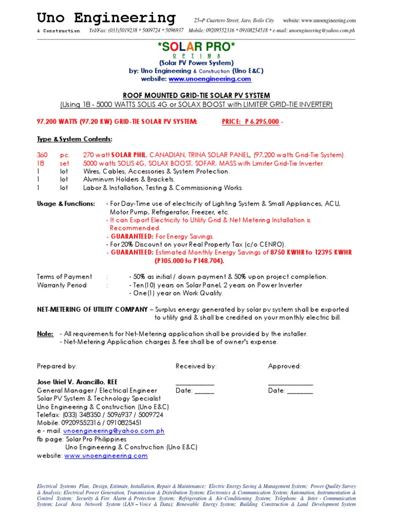 Sad Layp | PDF | Photovoltaic System | Solar Panel