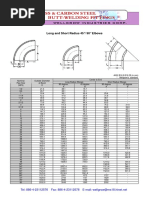 Elbow Surface Area Calculation Formula | PDF | Area | Elbow
