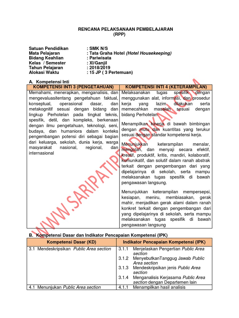 Contoh Housekeeping PDF | PDF