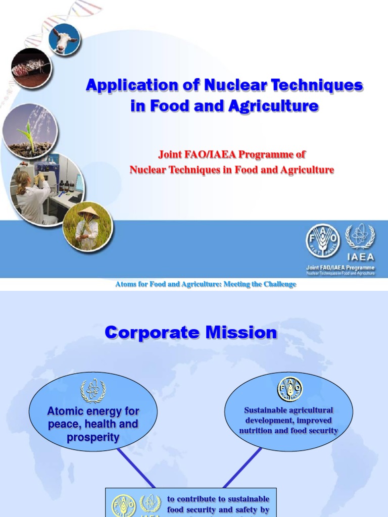 Application of Nuclear Techniques in Food and Agriculture | PDF ...