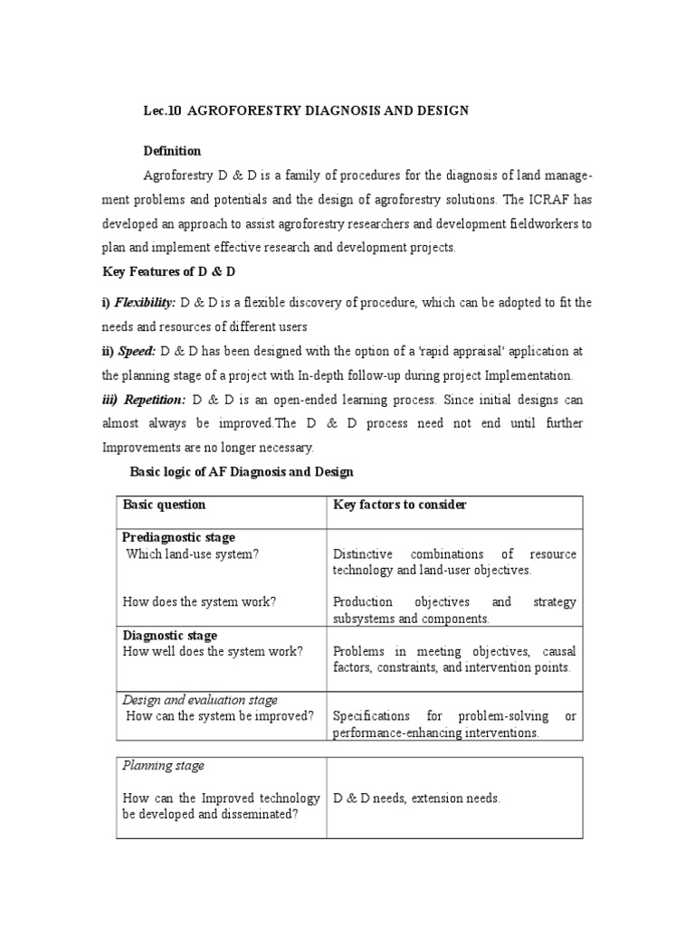 10 Lec - 10 - Diagnosis &design | PDF | Design | System