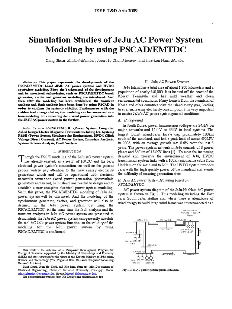 Pscad Simulation | PDF | Electric Power System | High Voltage Direct Current
