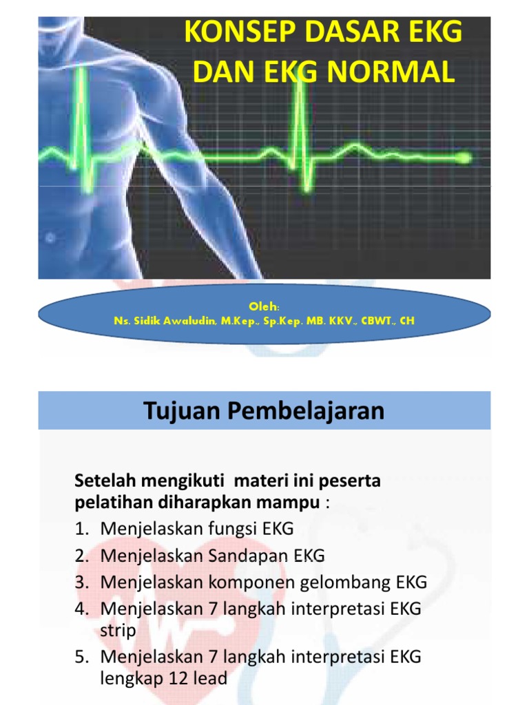 Konsep EKG Dan EKG Normal PDF | PDF