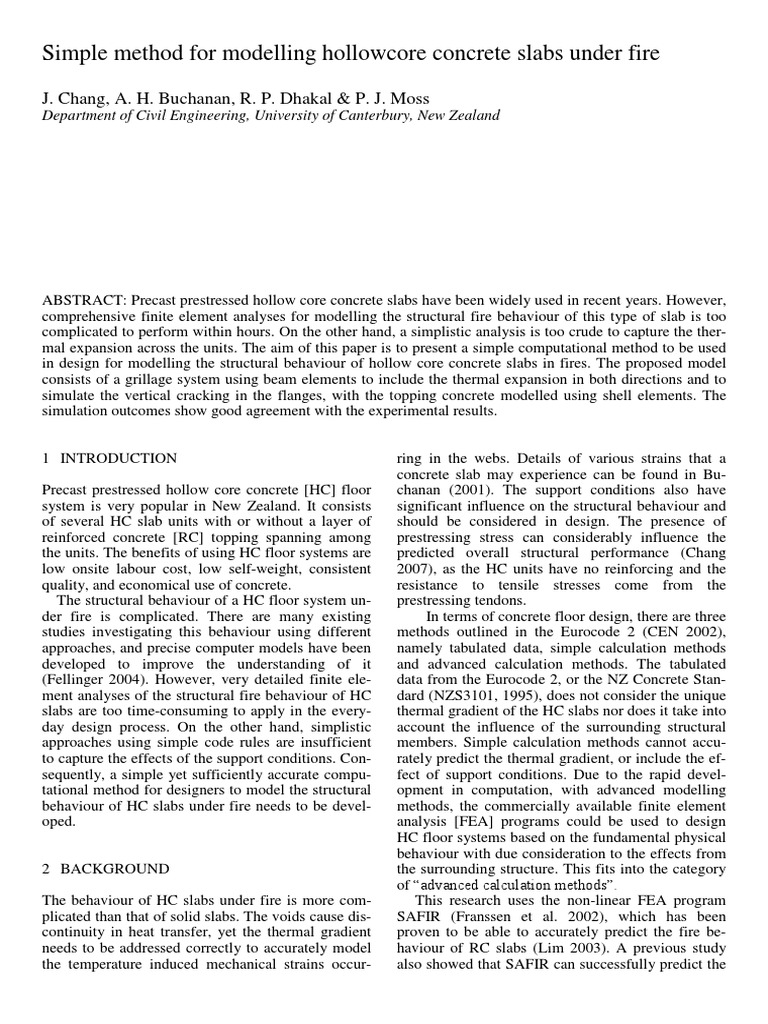 Hollow Core | PDF | Beam (Structure) | Prestressed Concrete