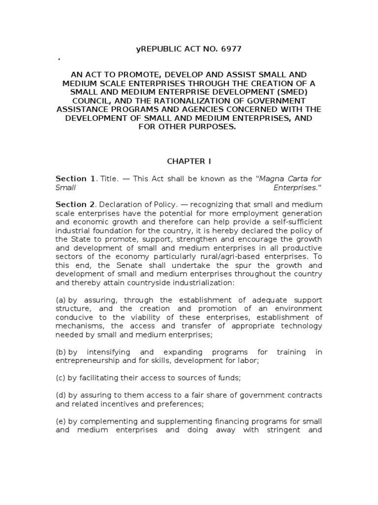 Ra 6977 | Download Free PDF | Credit | Finance & Money Management