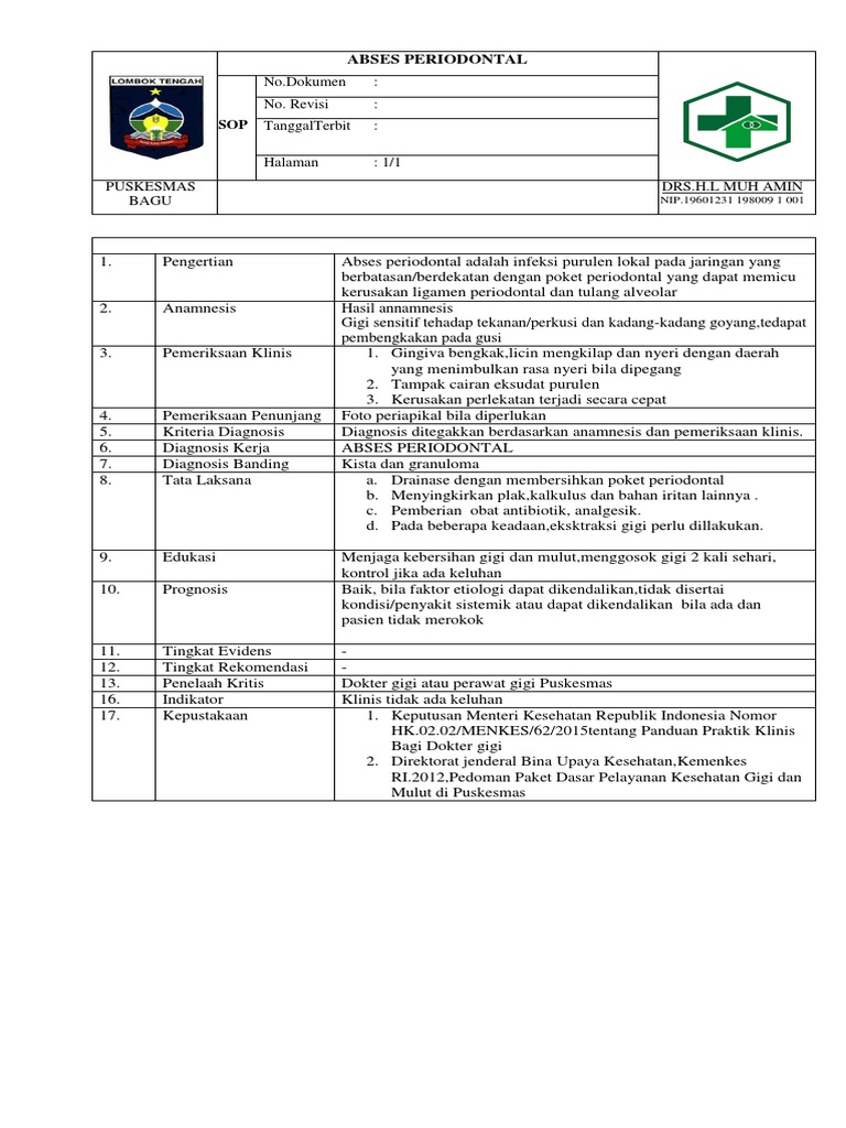 PPK Abses Periodontal | PDF
