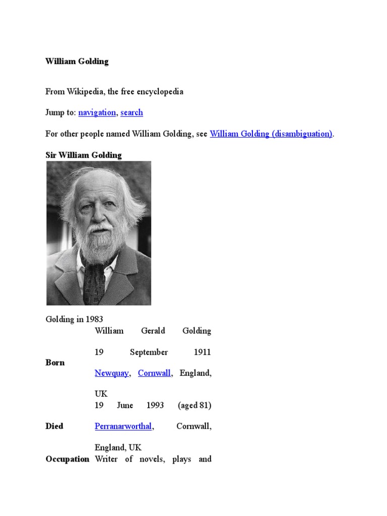 William Golding | PDF