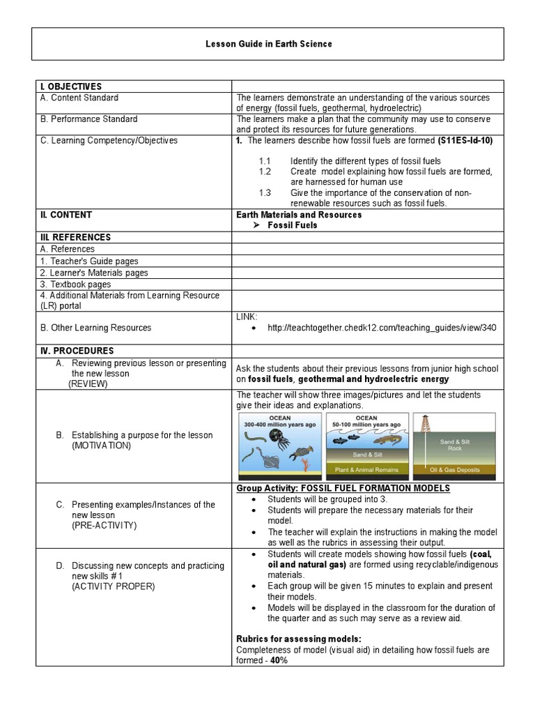 S11ES Id 10 | PDF | Fossil Fuels | Fuels