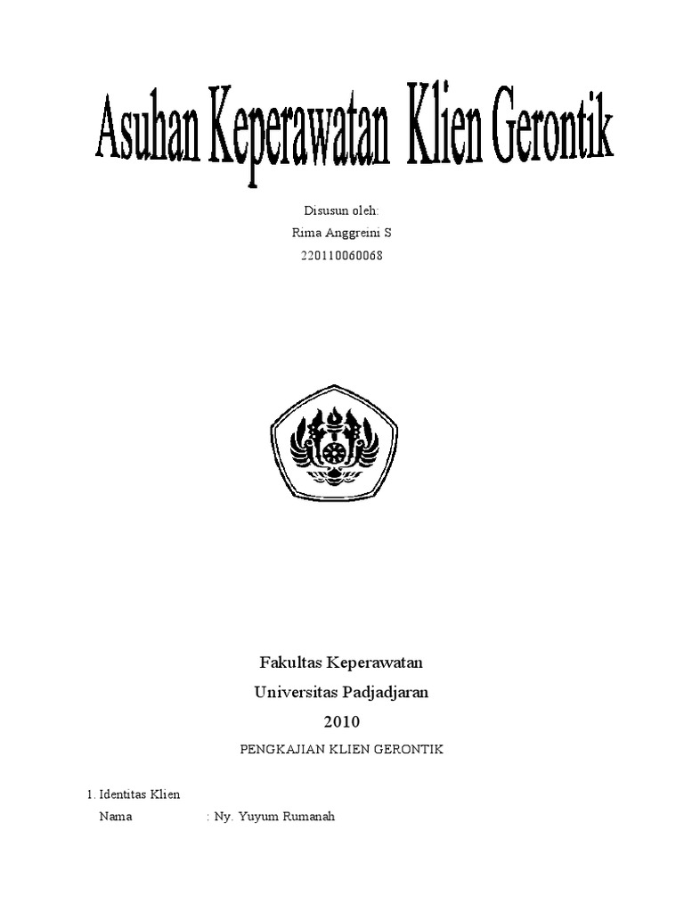 Pengkajian Klien Gerontik | PDF