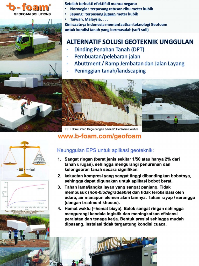 B-Foam Geofoam Solution - Quick Brochure v3 | PDF