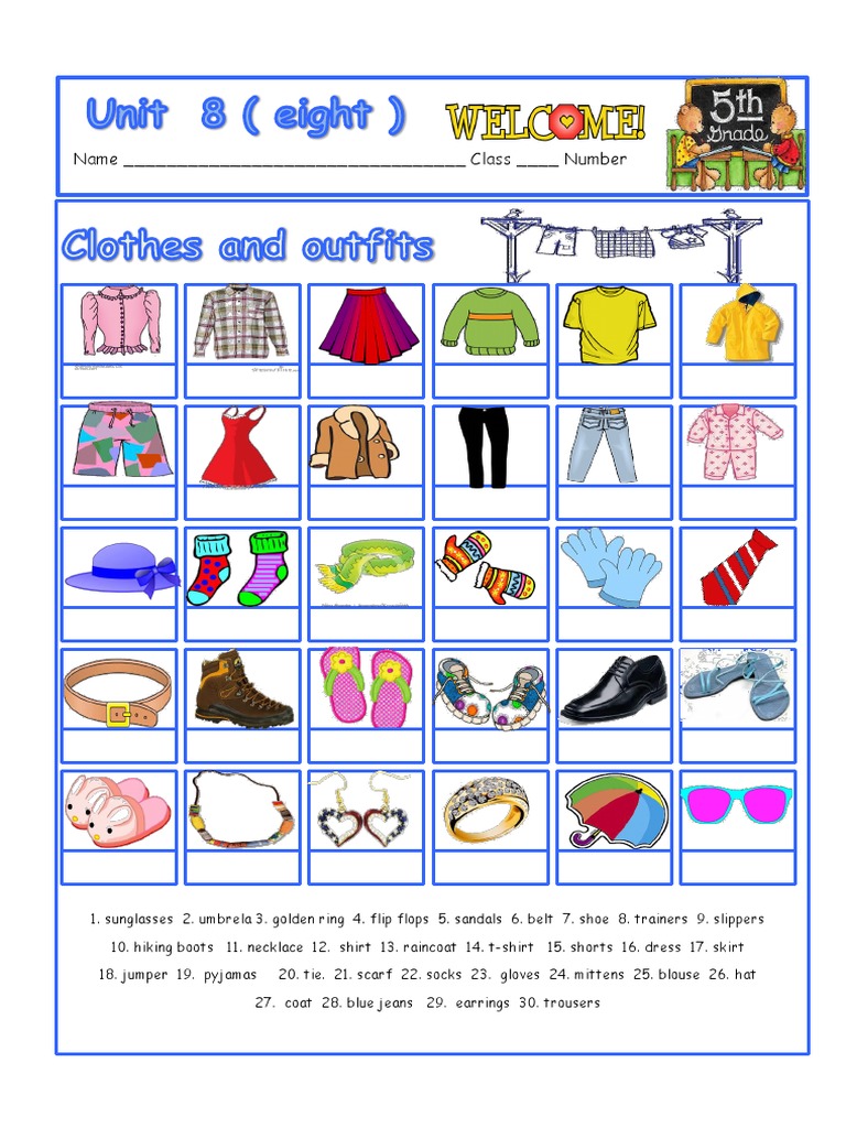 Name - Class - Number | PDF