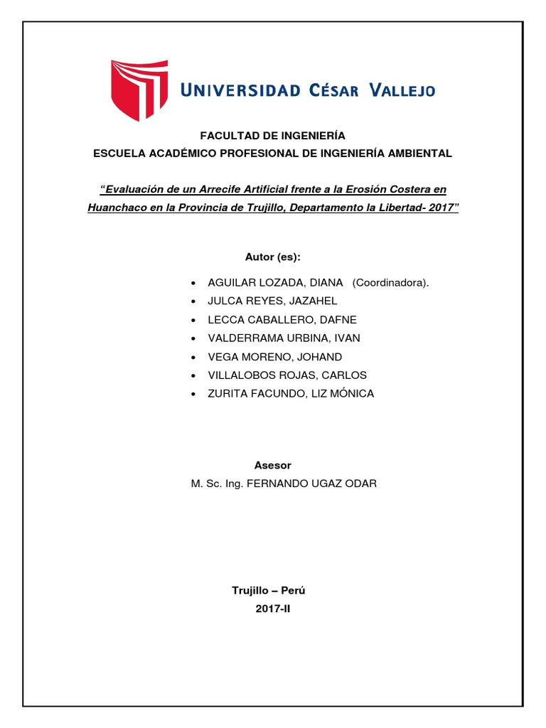 Proyectoo Final Contaminacion | PDF | Costa | Zona litoral