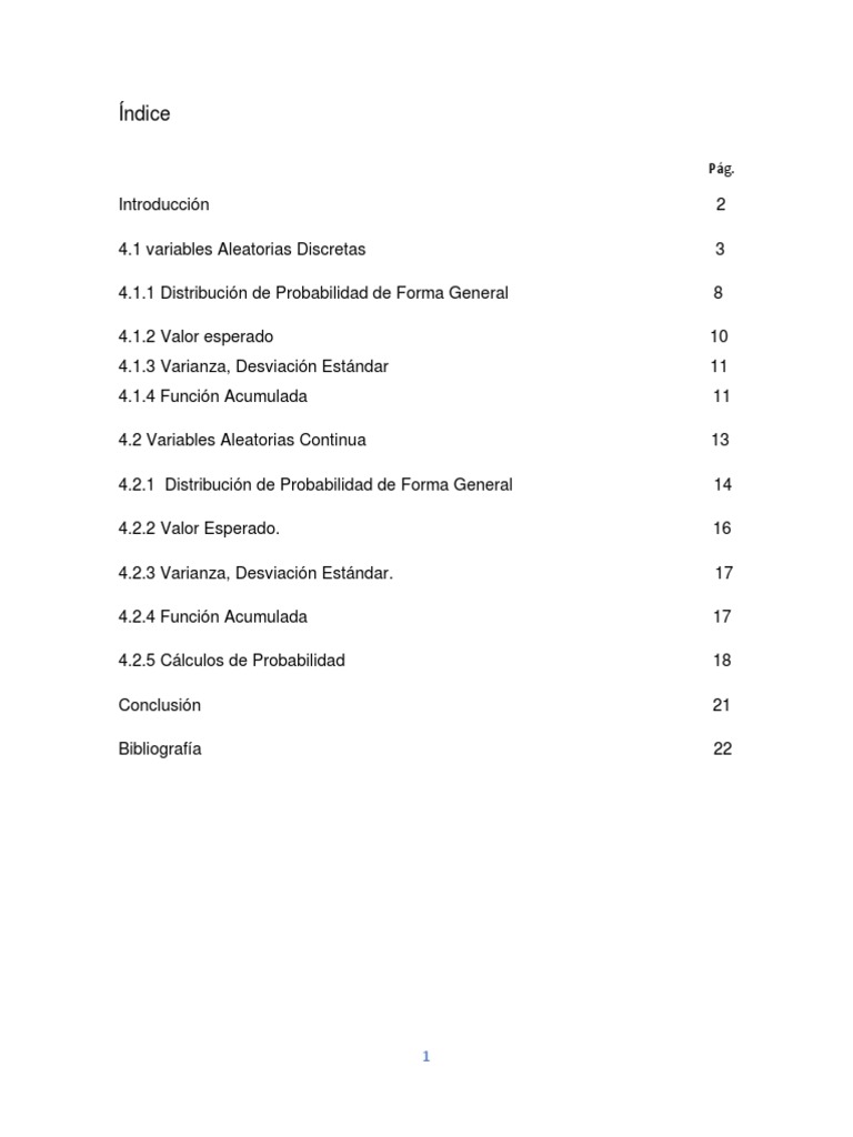 Investigacion UNIDAD 4 | PDF | Distribución de probabilidad | Variable ...
