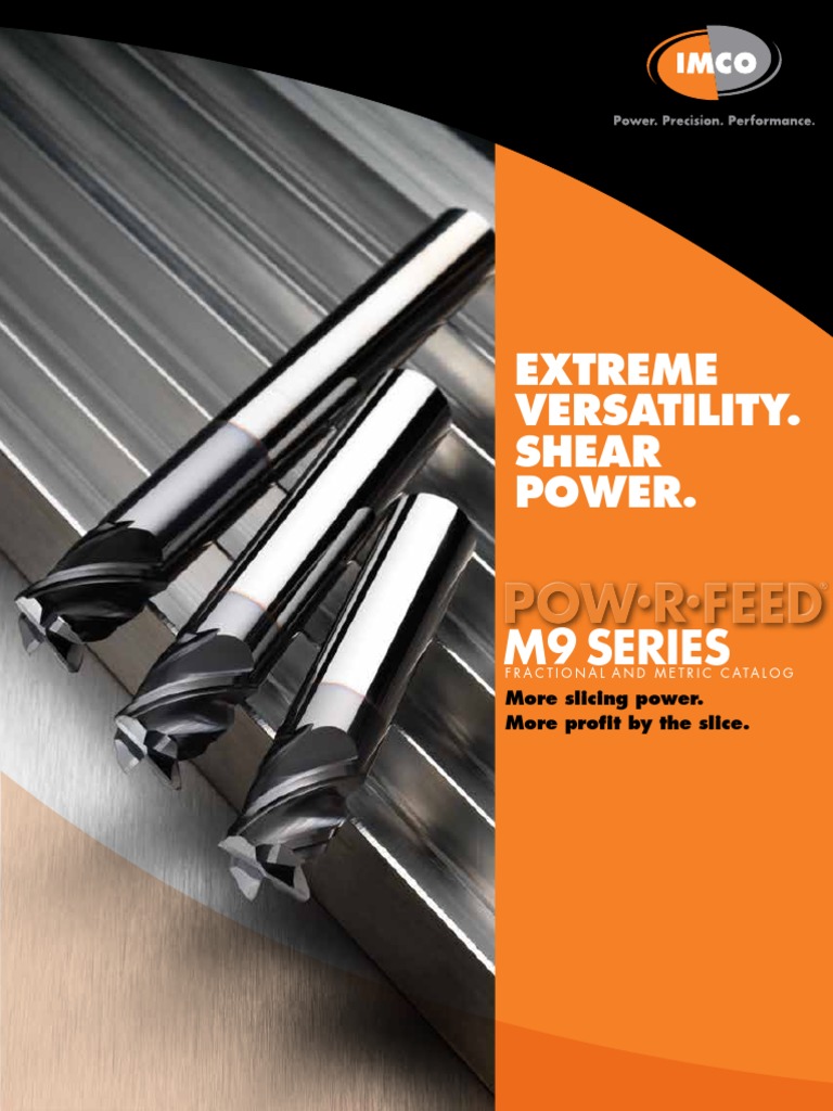 Imco End Mills | PDF | Machining | Steel