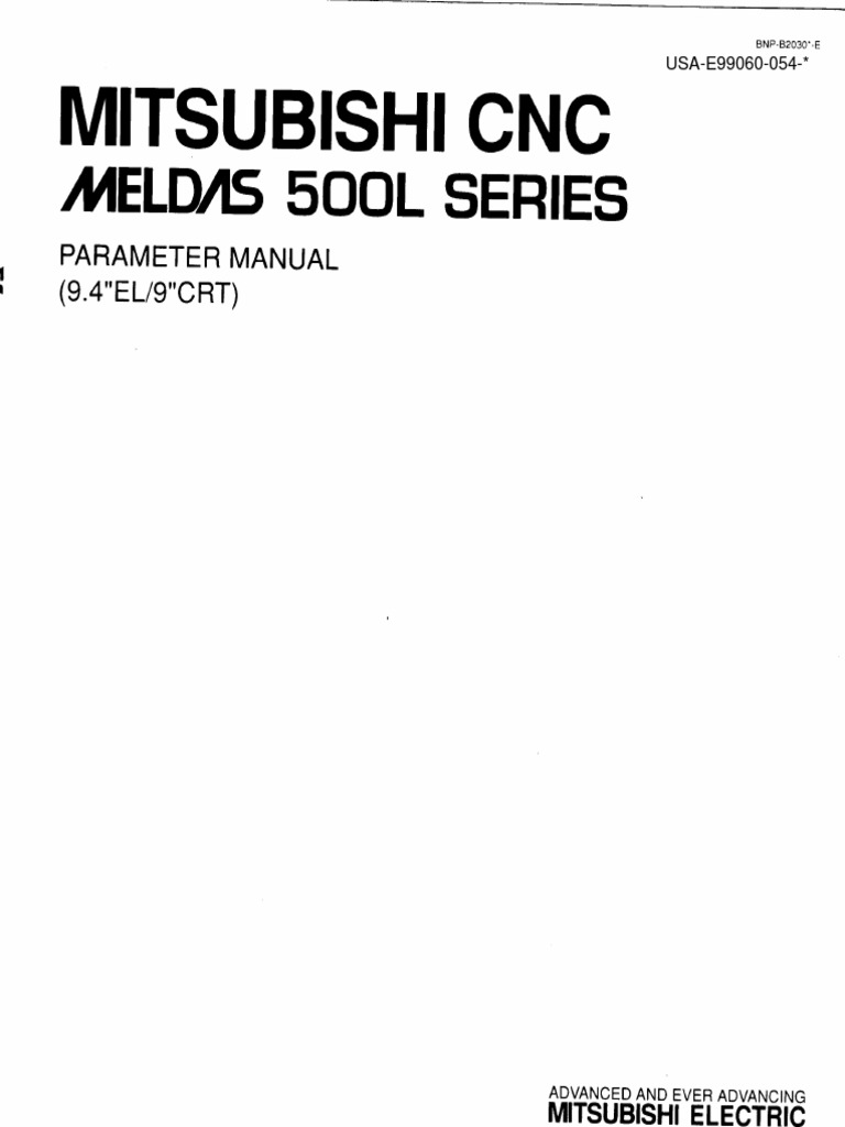 Meldas 500L Parameter Manual 9 CRT | PDF