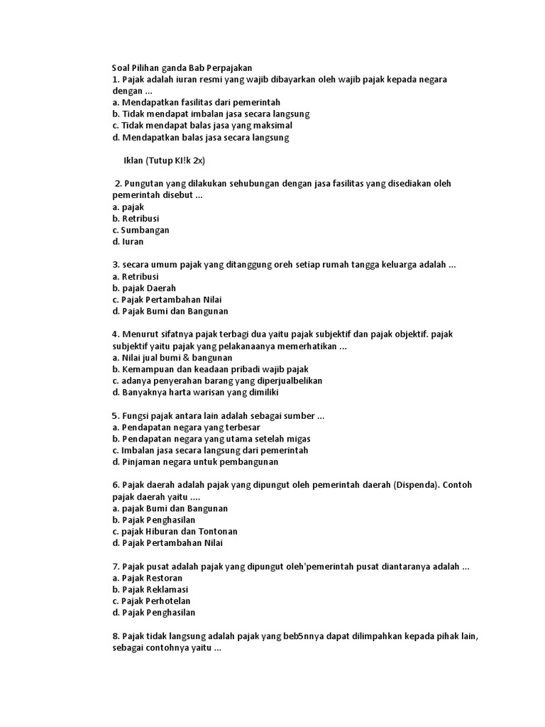 Pajak | PDF | Pengelolaan Keuangan & Uang | Ilmu Sosial