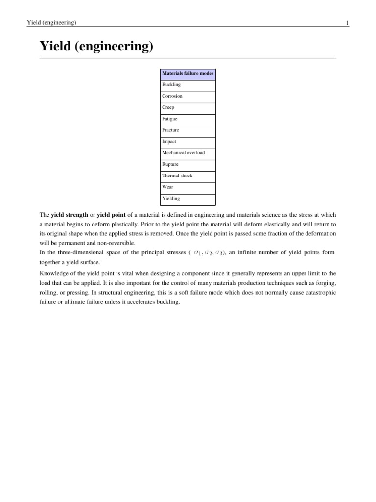Proof Stress | PDF | Yield (Engineering) | Dislocation