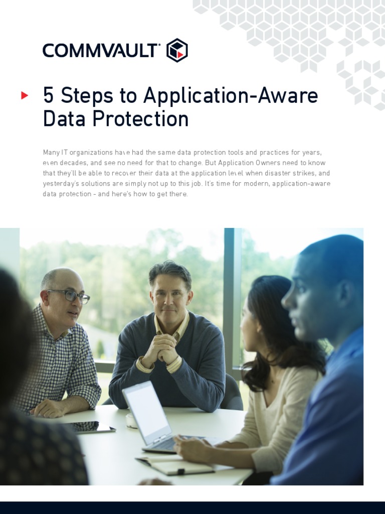 5 Steps To Application Aware Data Protection PDF | PDF | Backup | Cloud ...