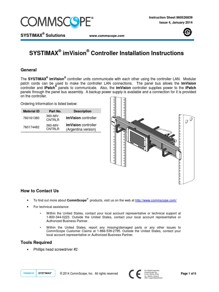 C121 860526839 ImVision Controller Instructions Jan 14 | PDF ...