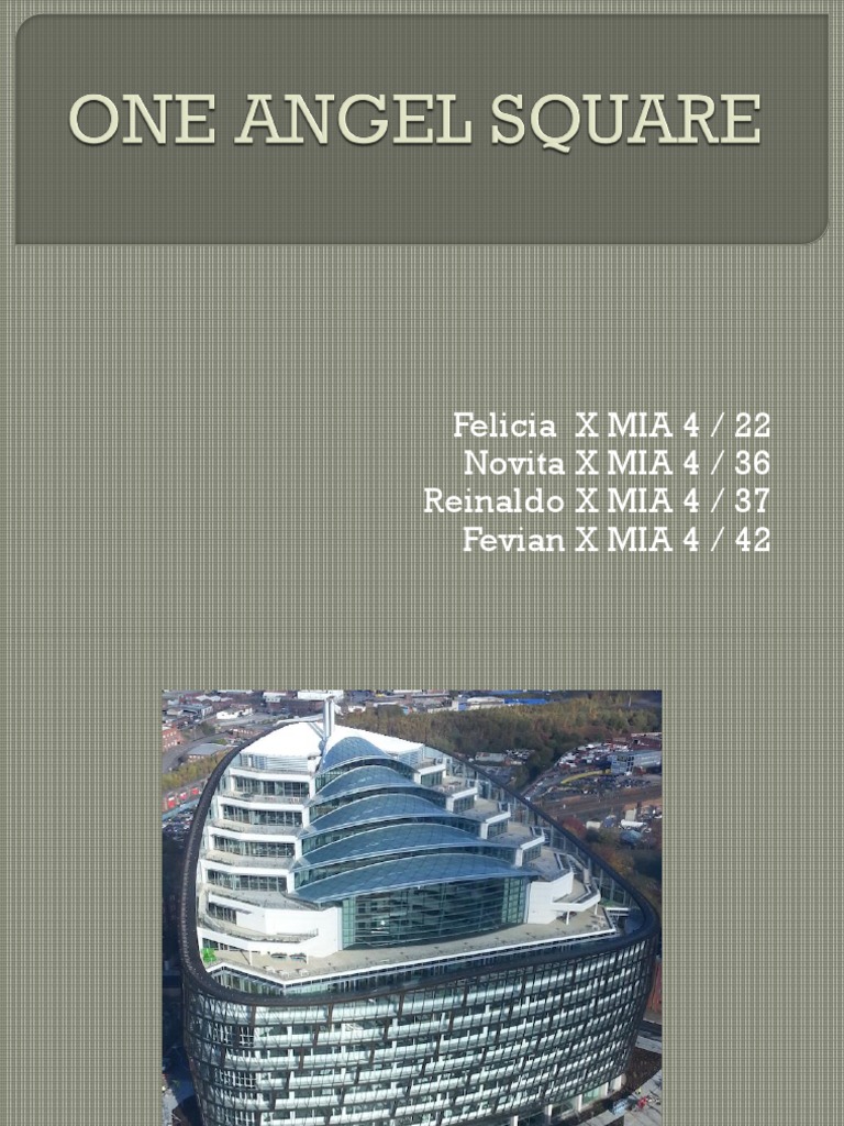 One Angel Square | PDF