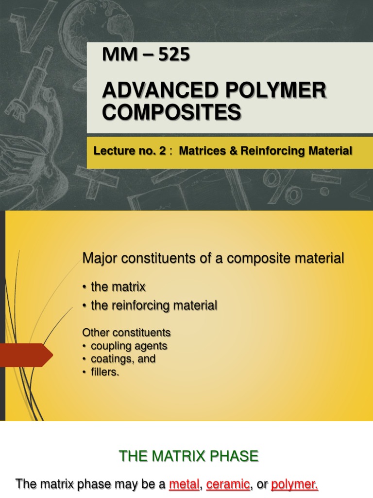 Advanced Polymer Composites Overview | PDF | Epoxy | Composite Material