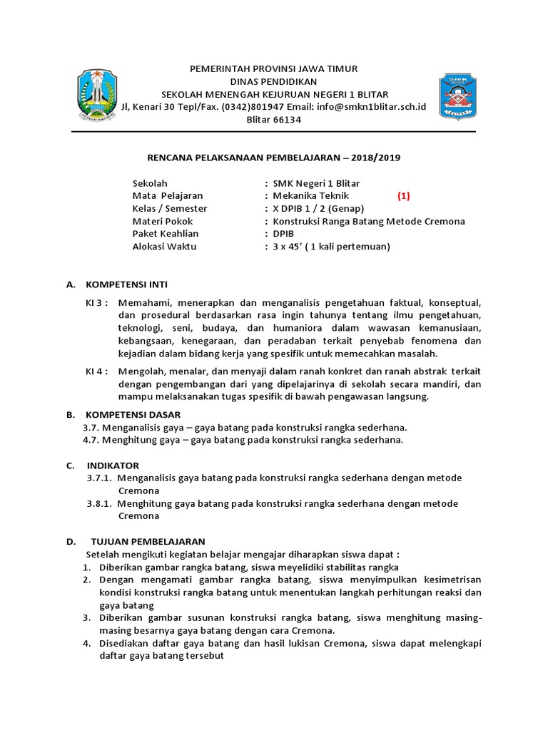 CONTOH RPP Mektek - Bro - RPP 3.7 Pertemuan 1 - Ekspositori | PDF | Metode & Bahan Ajar | Sains ...