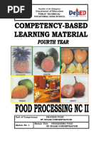 Food Processing NC II CBLM | PDF | Curing (Food Preservation) | Salt