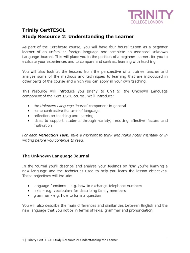 2 Understanding The Learner | PDF | Motivation | Motivational
