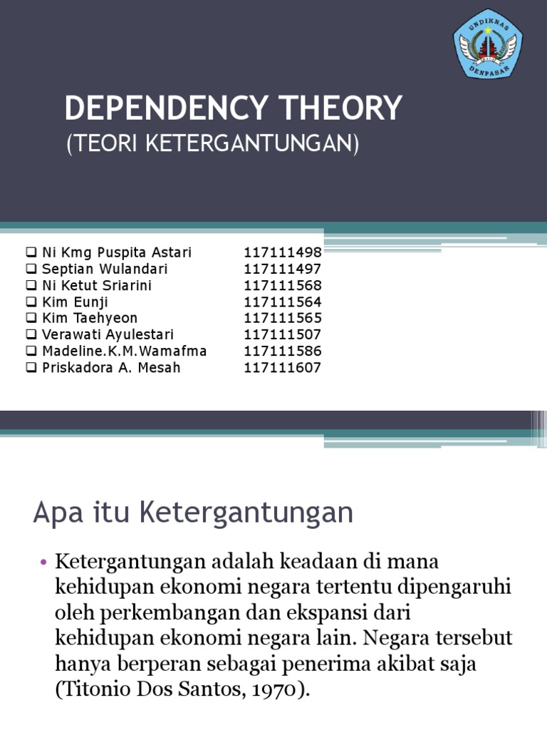 DEPENDENCY THEORY EXPLAINED | PDF