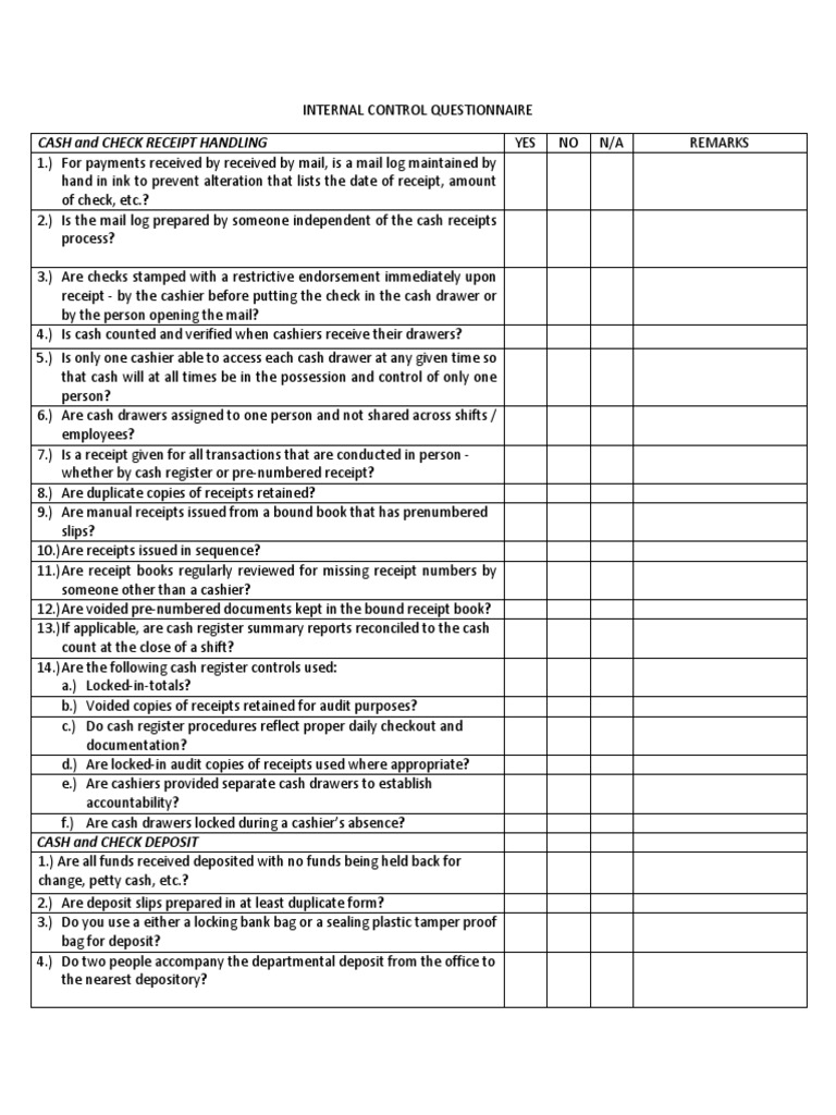 Questionnaire e | PDF | Cheque | Invoice