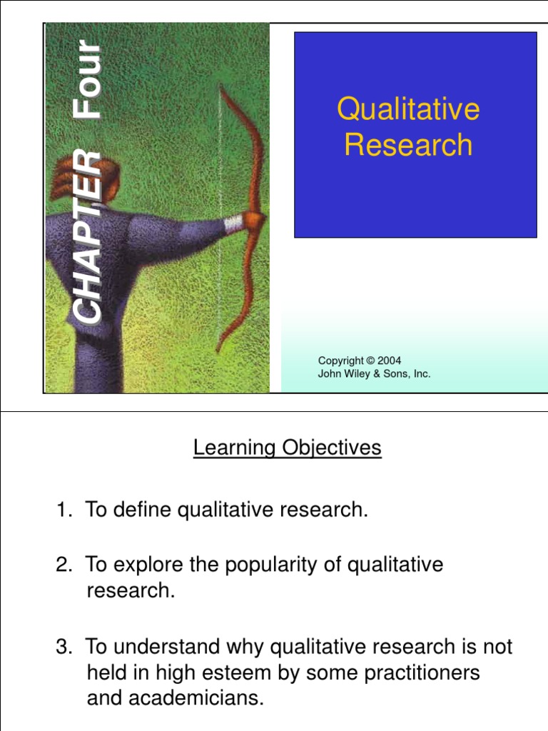 Chapter 04 | PDF | Focus Group | Qualitative Research