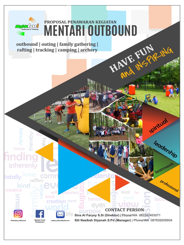 Proposal Penawaran Kegiatan Mentari Outboud | PDF