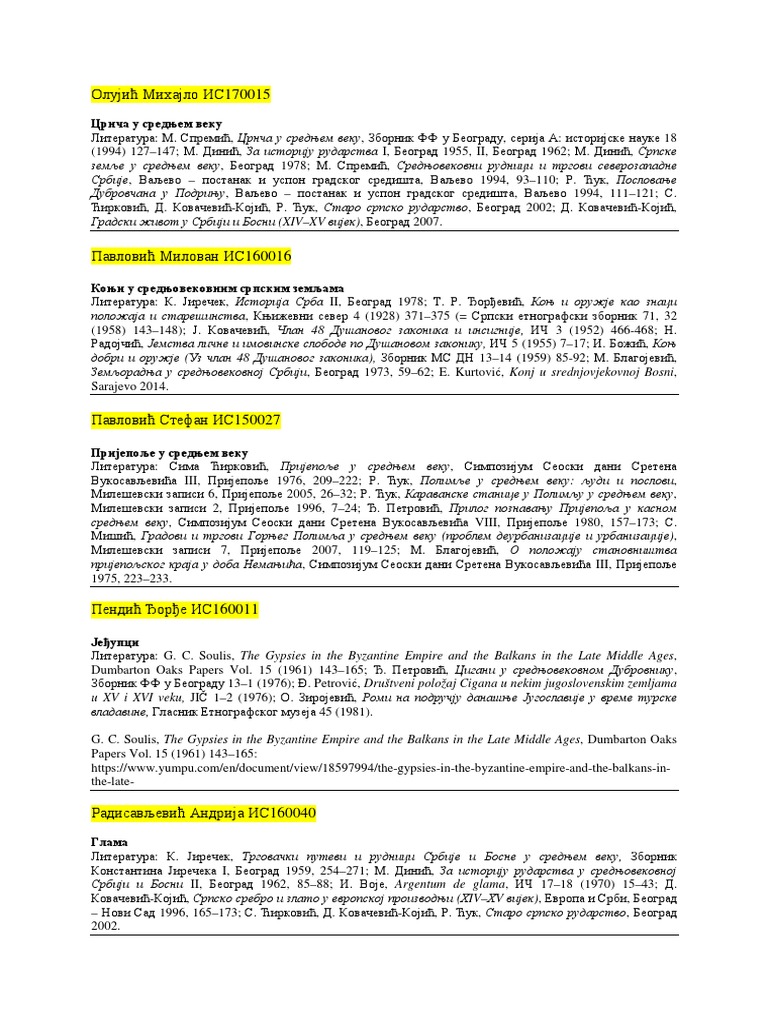 Seminarski Radovi | PDF