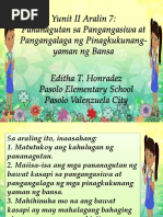 Ulat Panahon Script | PDF