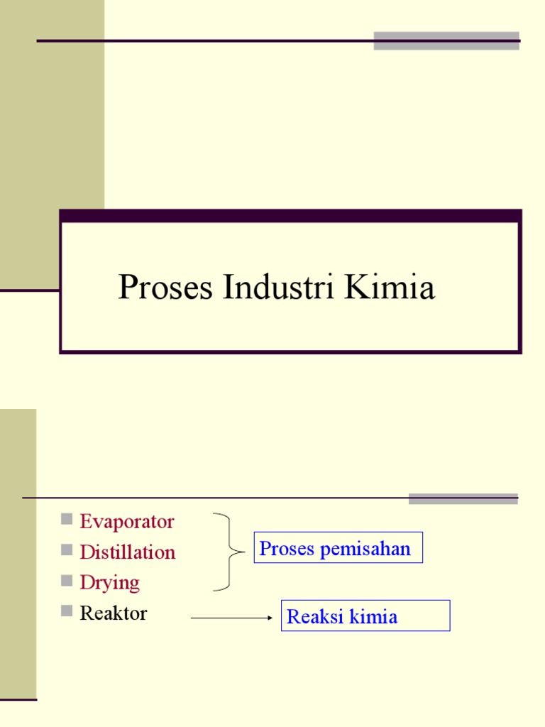Proses Pemisahan | PDF