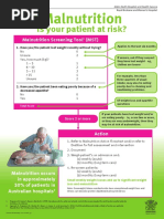 Formulir Skrining Gizi Malnutrition Screening Tools (MST) | PDF