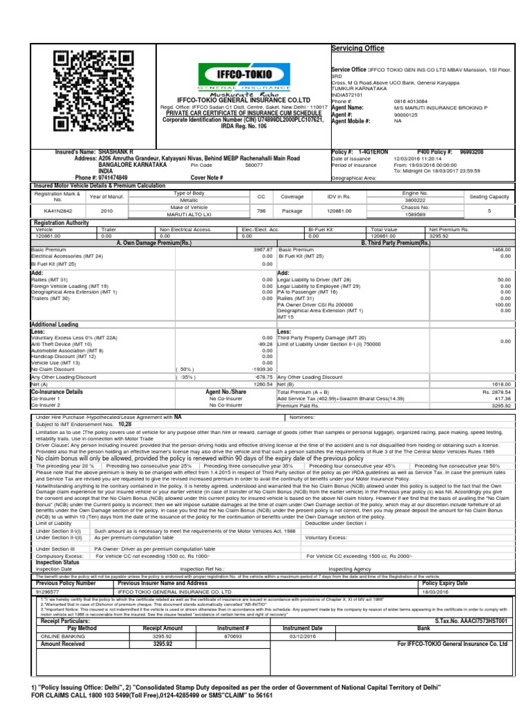 Car Insurance PDF | PDF | Vehicle Insurance | Insurance