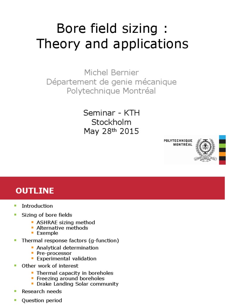 Optimizing Ground Source Heat Pump Systems Through Improved Borefield ...