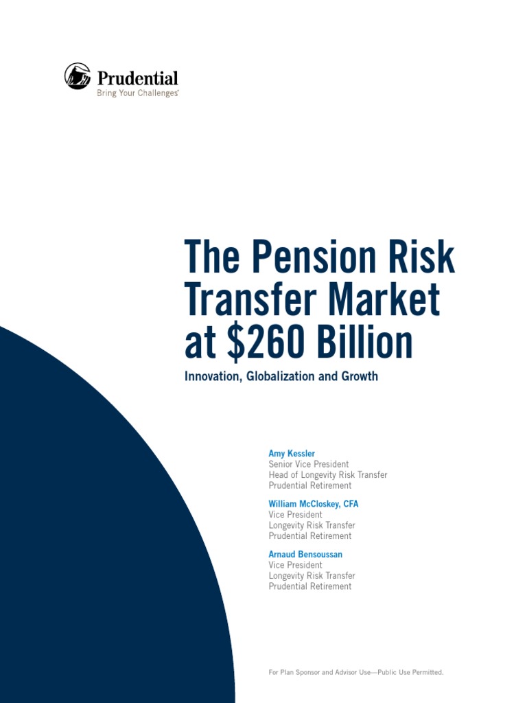 The Pension Risk Transfer Market at $260 Billion | PDF | Reinsurance ...