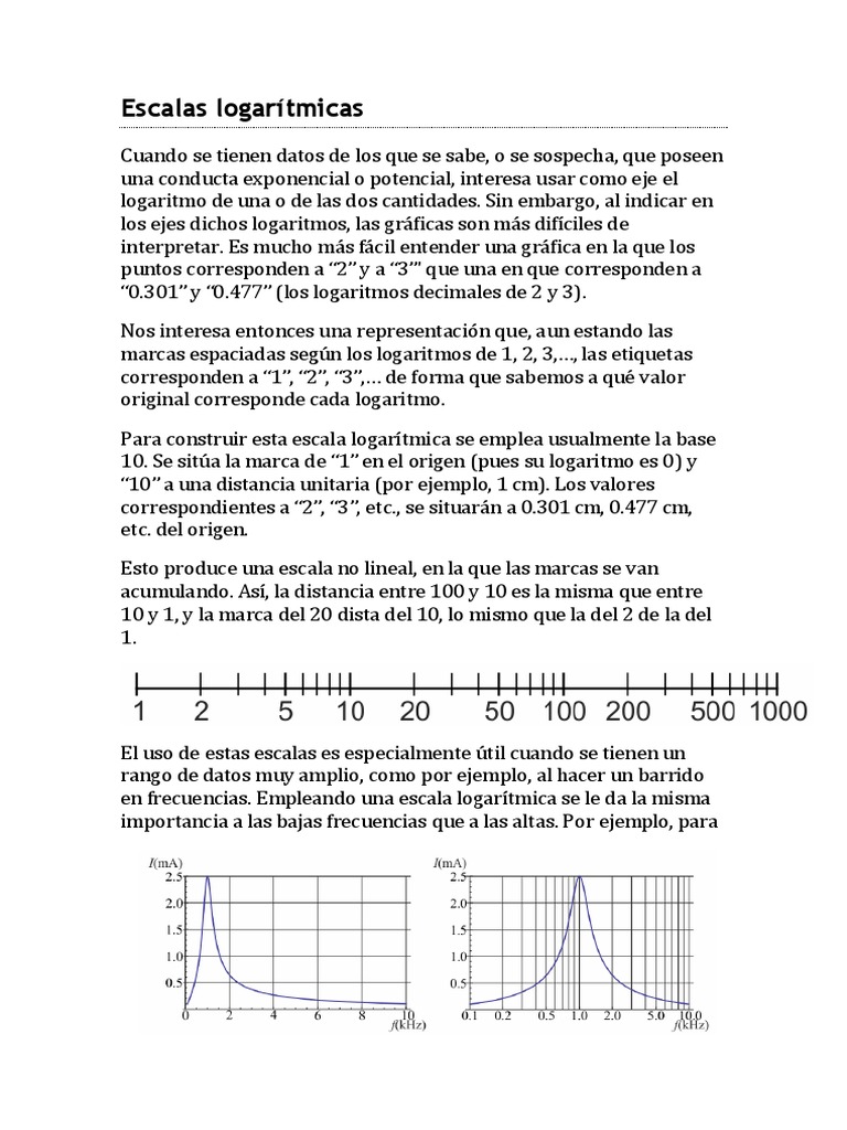 Log Log | PDF | Logaritmo | Enseñanza de matemática
