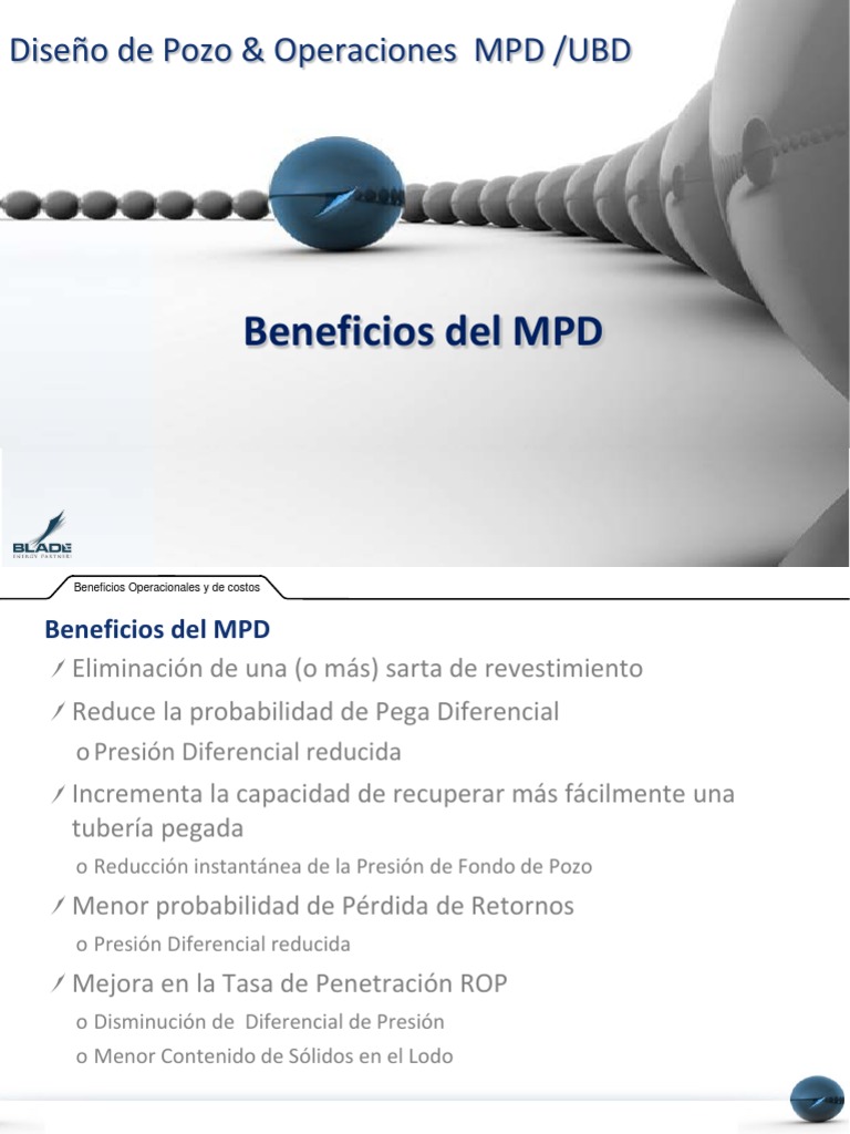 Beneficios Del MPD V1-Revised PDF | PDF | Líquidos | Ingeniería Química