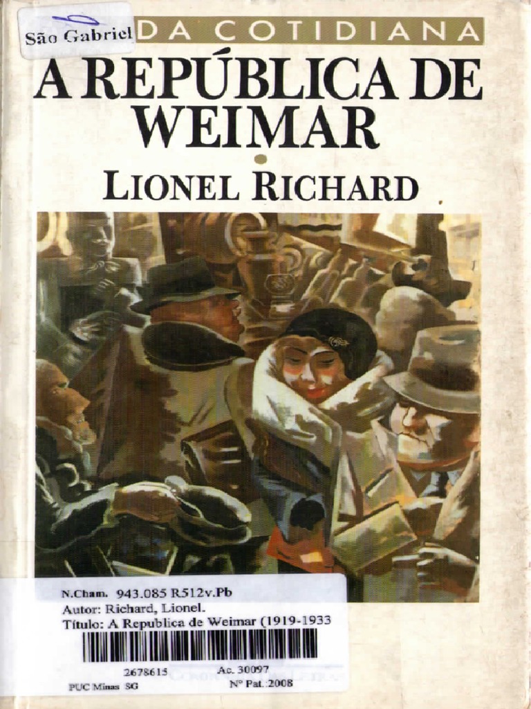 RICHARD, Lionel - A República de Weimar - Cap I - PDF | PDF