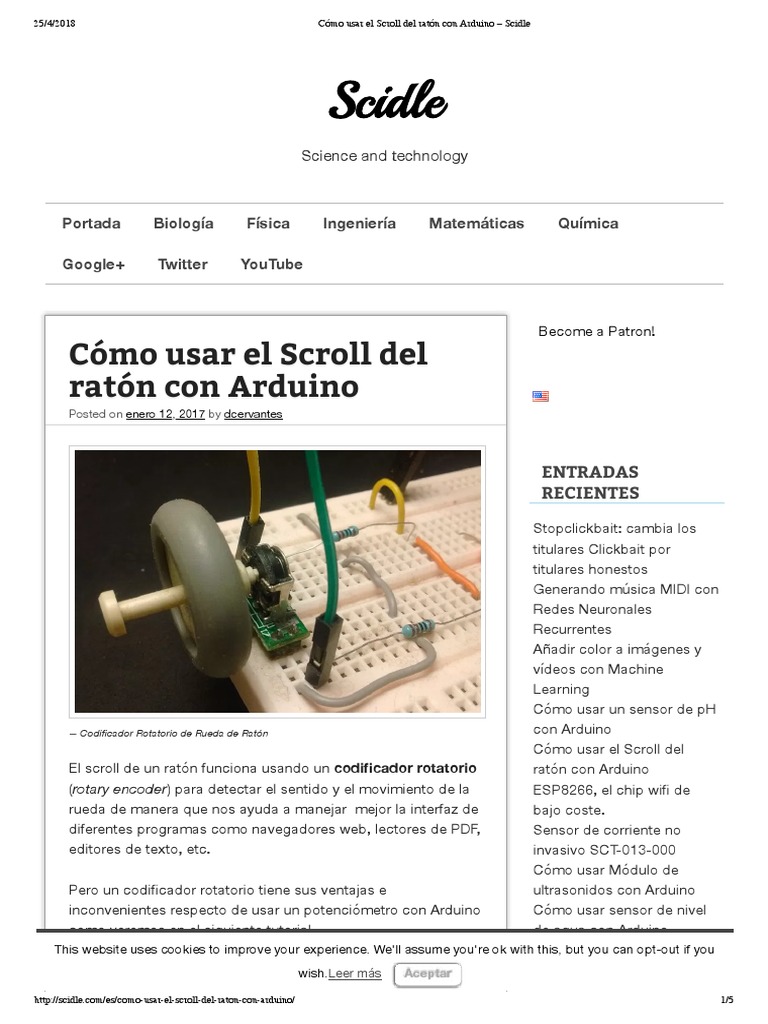 Cómo Usar El Scroll Del Ratón Con Arduino - Scidle | PDF | Ingenieria ...