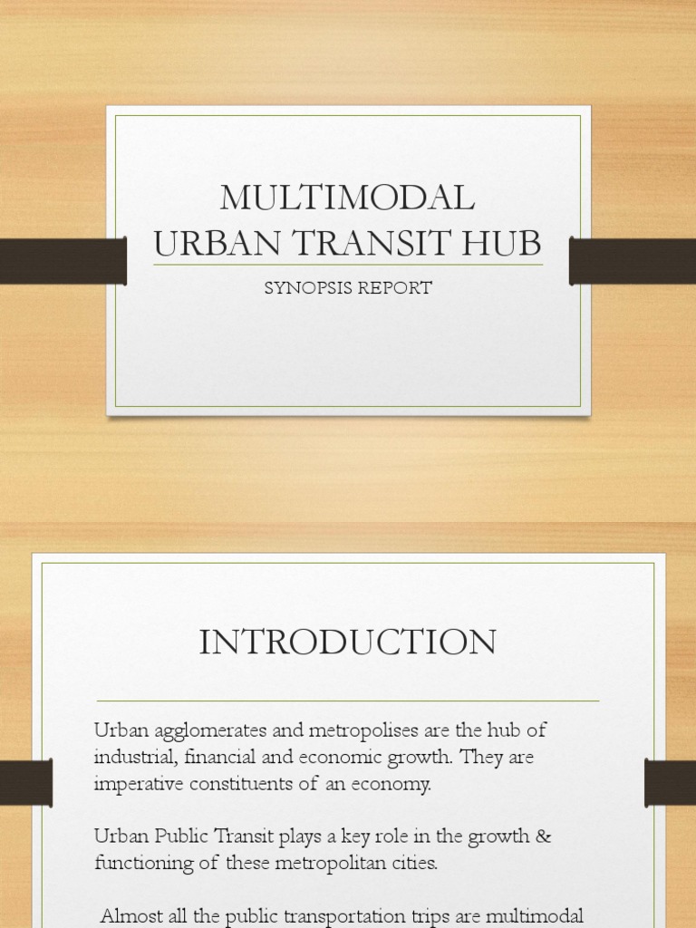 Multimodal Urban Transit Hub | PDF