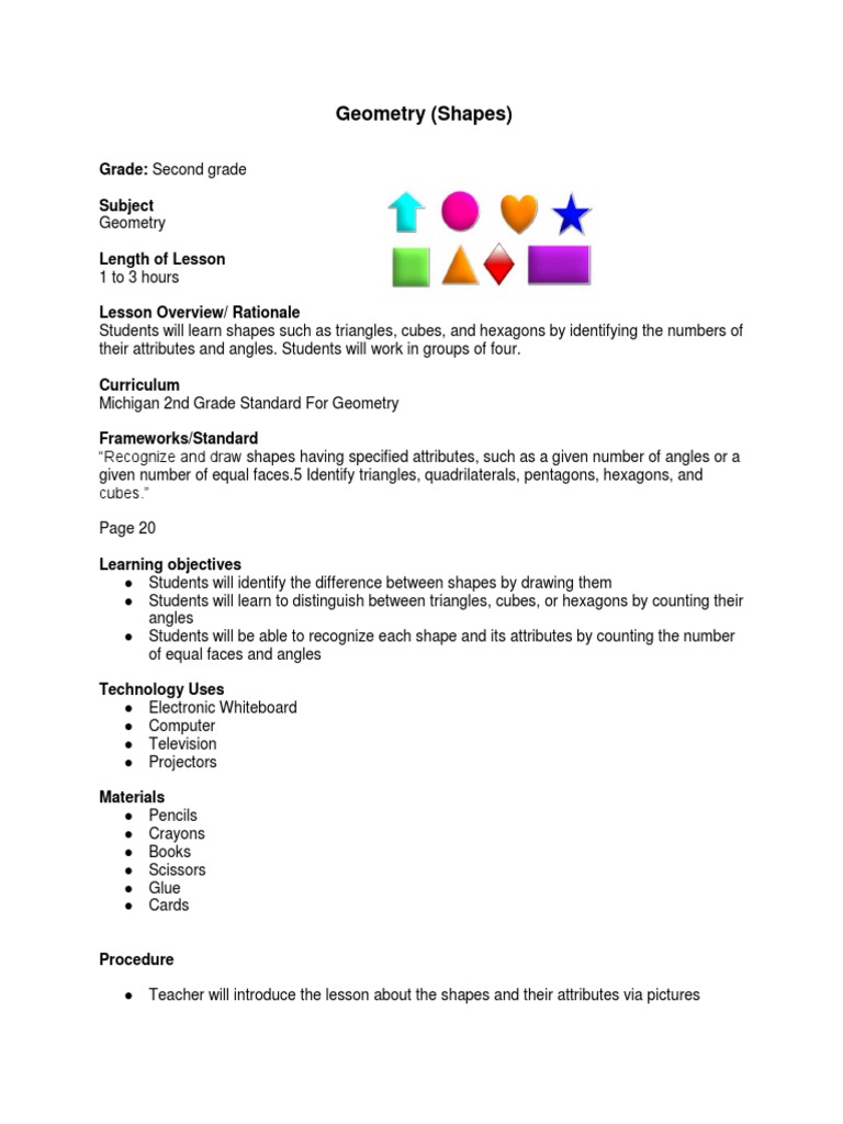 Geometry Shapes | PDF | Shape | Geometry