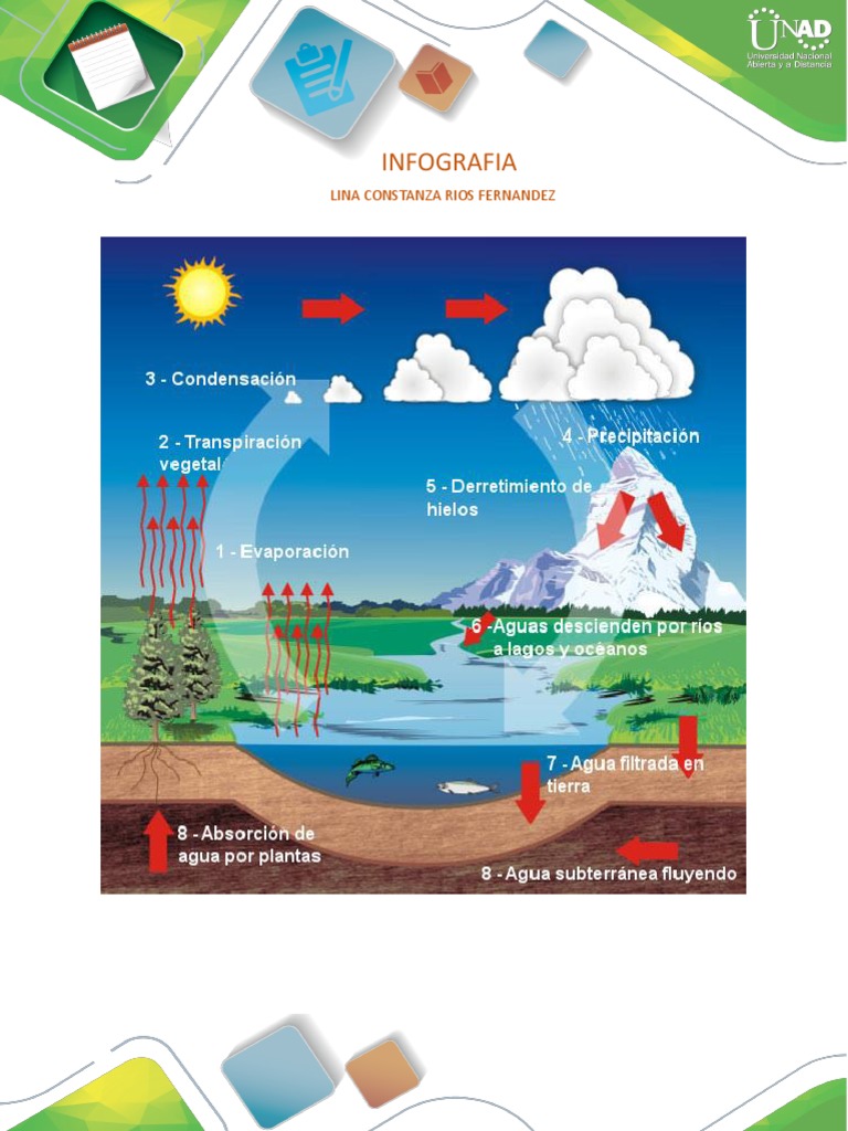 Plantilla de La Infografía | PDF | Río | Agua subterránea