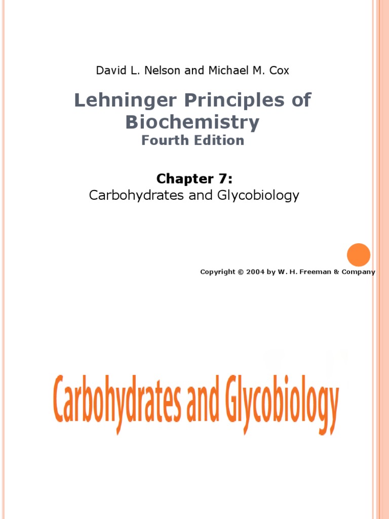 Lehninger Principles of Biochemistry: Fourth Edition | PDF ...
