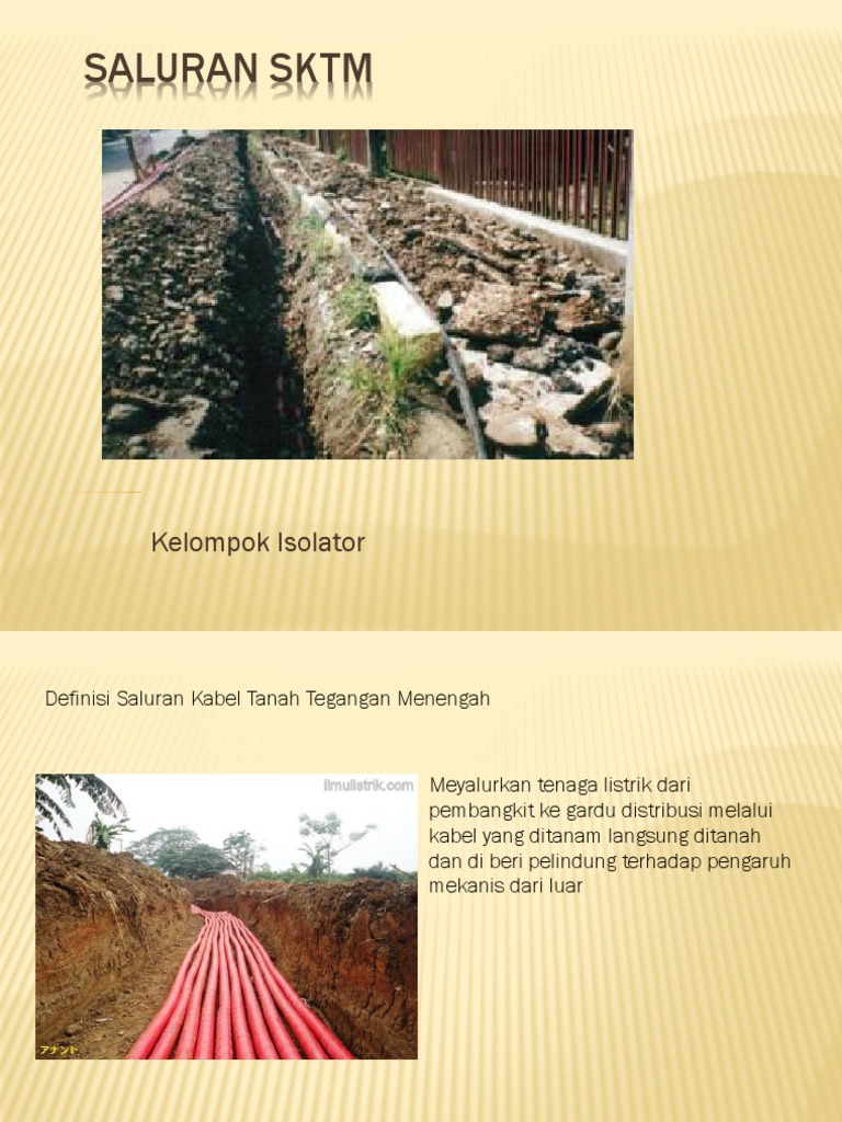 Konstruksi dan Jenis Kabel SKTM | PDF