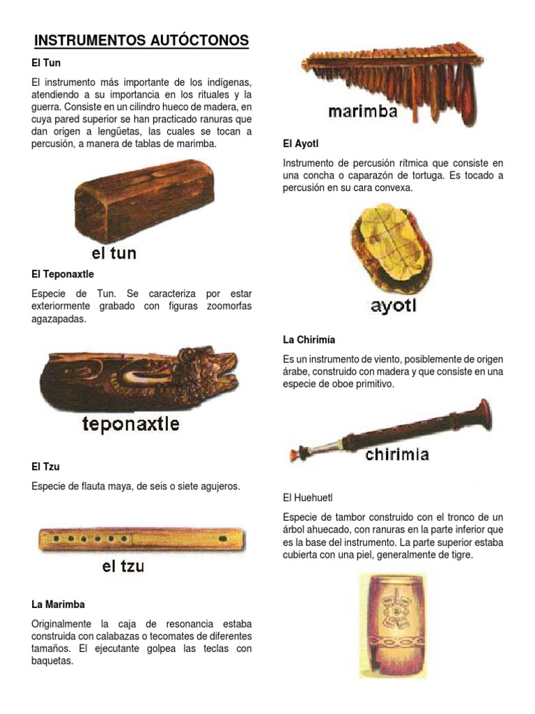 Instrumentos Autóctonos: El Tun | Instrumentos musicales | Kit de batería