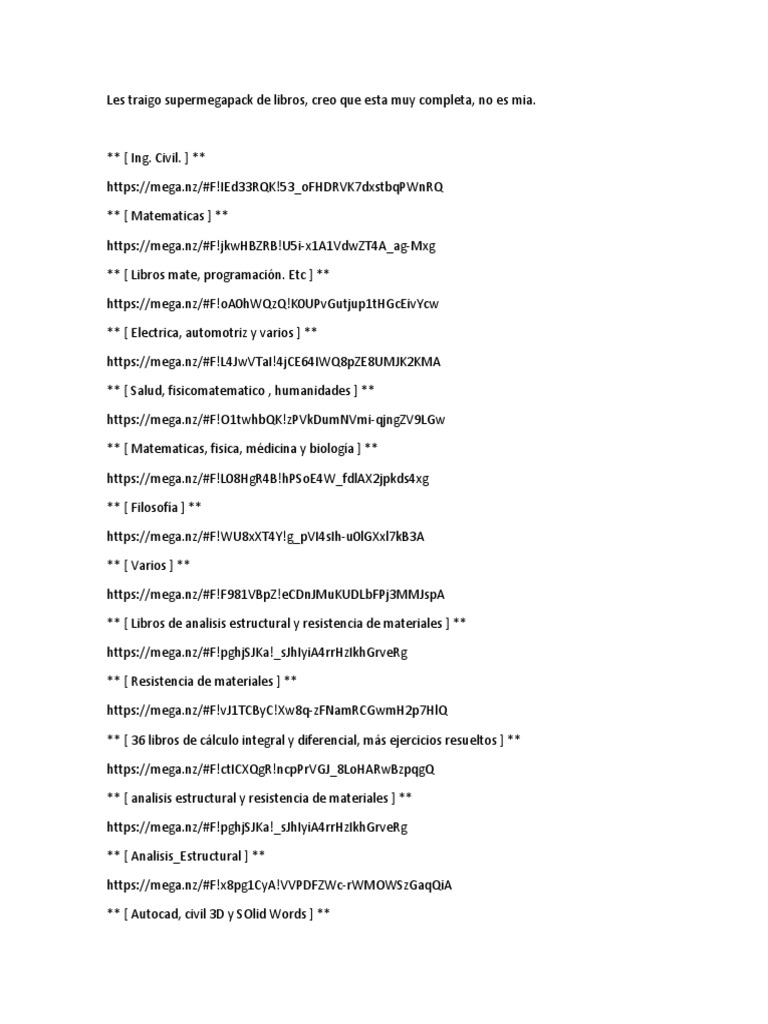 Libros Mega | PDF | Enseñanza de matemática | Ingeniería